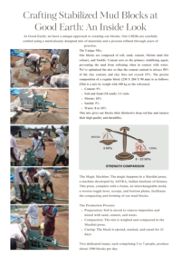 Role of Compressed Stabilized Earth Blocks in sustainable construction ...